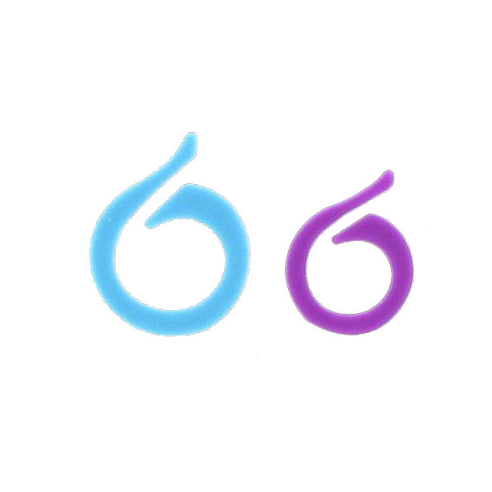 Blue & Purple Open Coil Ring Markers | Hobby Lobby | 205294